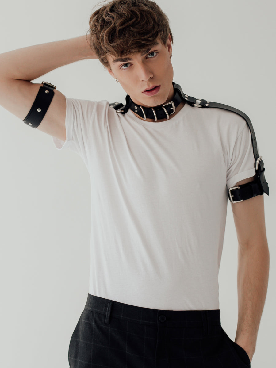 Leather body harness womens, luxury body straps online | Bleak&Sleek, USA