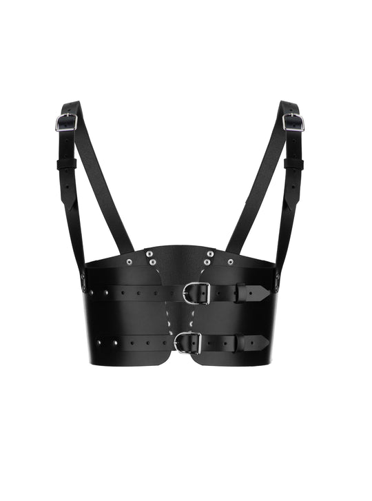 Leather body harness womens, luxury body straps online | Bleak&Sleek, USA